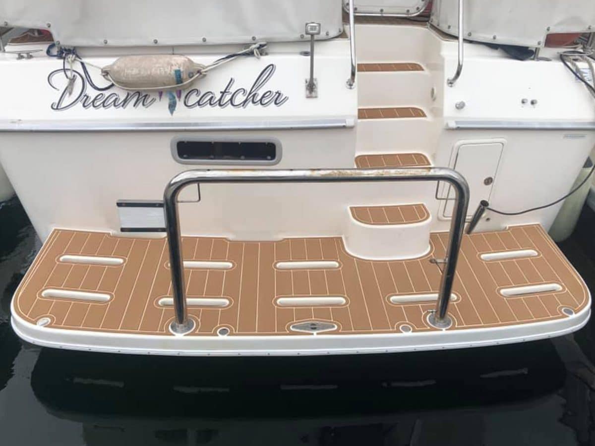 New Platform Brightens Up Entire Boat - Smooth Creations Shipwrights