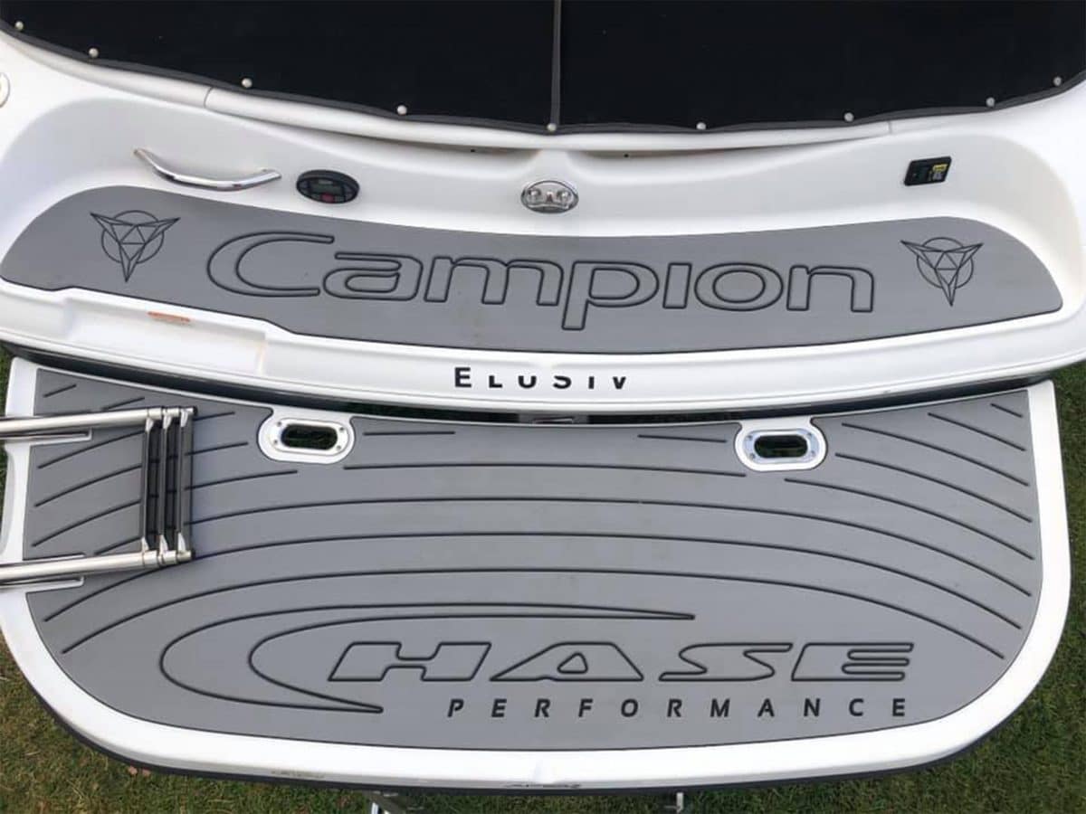 Swim Platform Custom Foam Decking - Smooth Creations Shipwrights